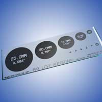 Target Dot Diameter 1.25x3.50 METRIC: Coherent Aerospace & Defense